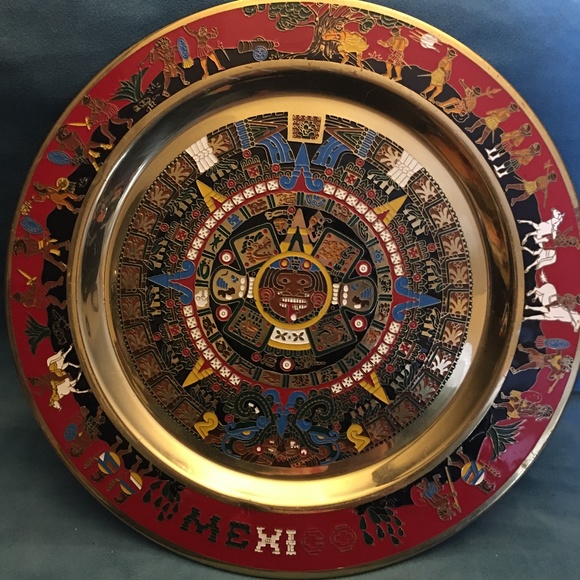 Wall Decor | Aztec Calendar Dish | Poshmark